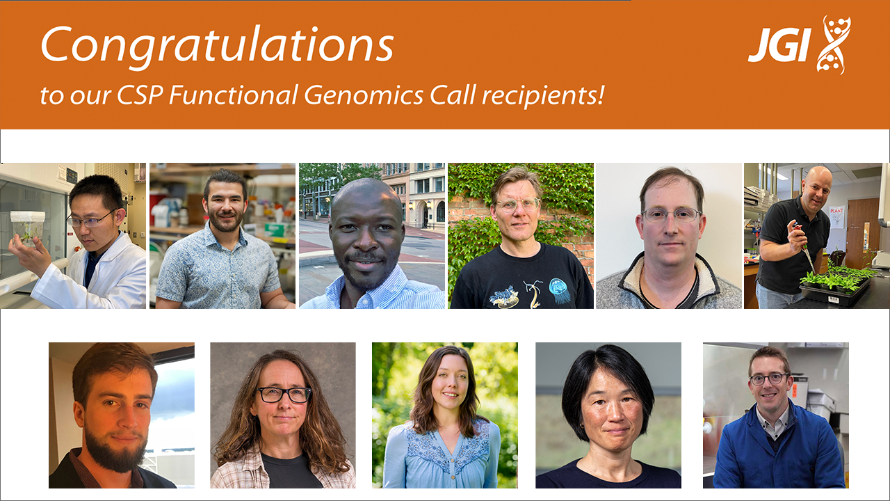 JGI announces 2025 Functional Genomics awardees | Joint Genome Institute
